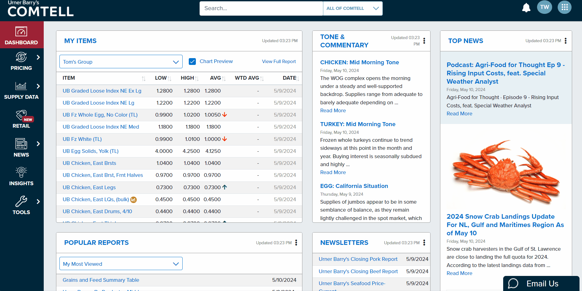 See COMTELL + in Action