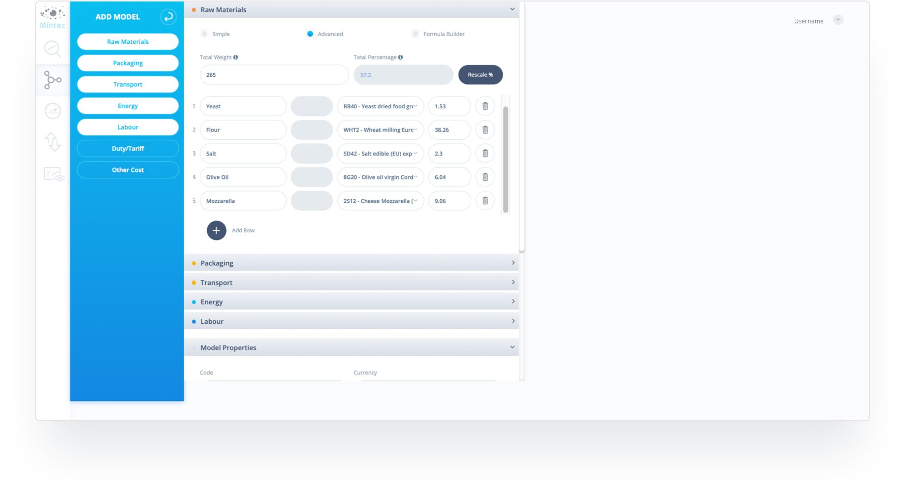 Mintec Analytics Cost Model | Cost Models in Procurement | Mintec